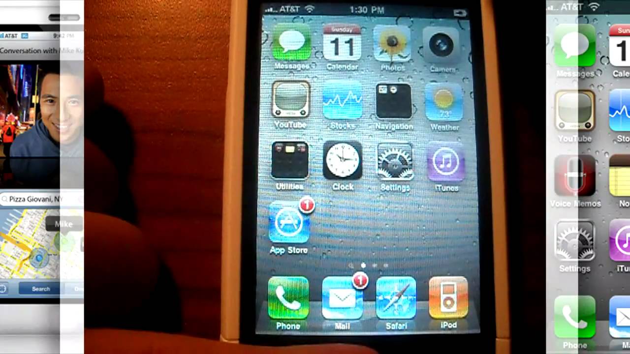 iPhone OS 4.0 Walkthrough/Demo - YouTube