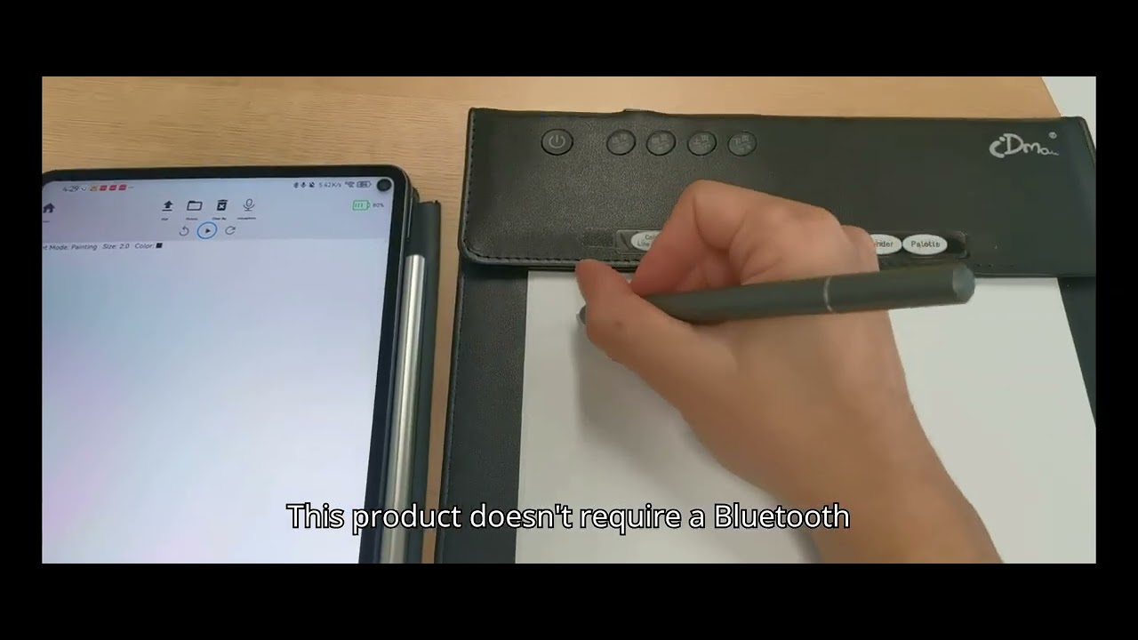 iDma Intelligent Handwriting Notebook with Android software - YouTube