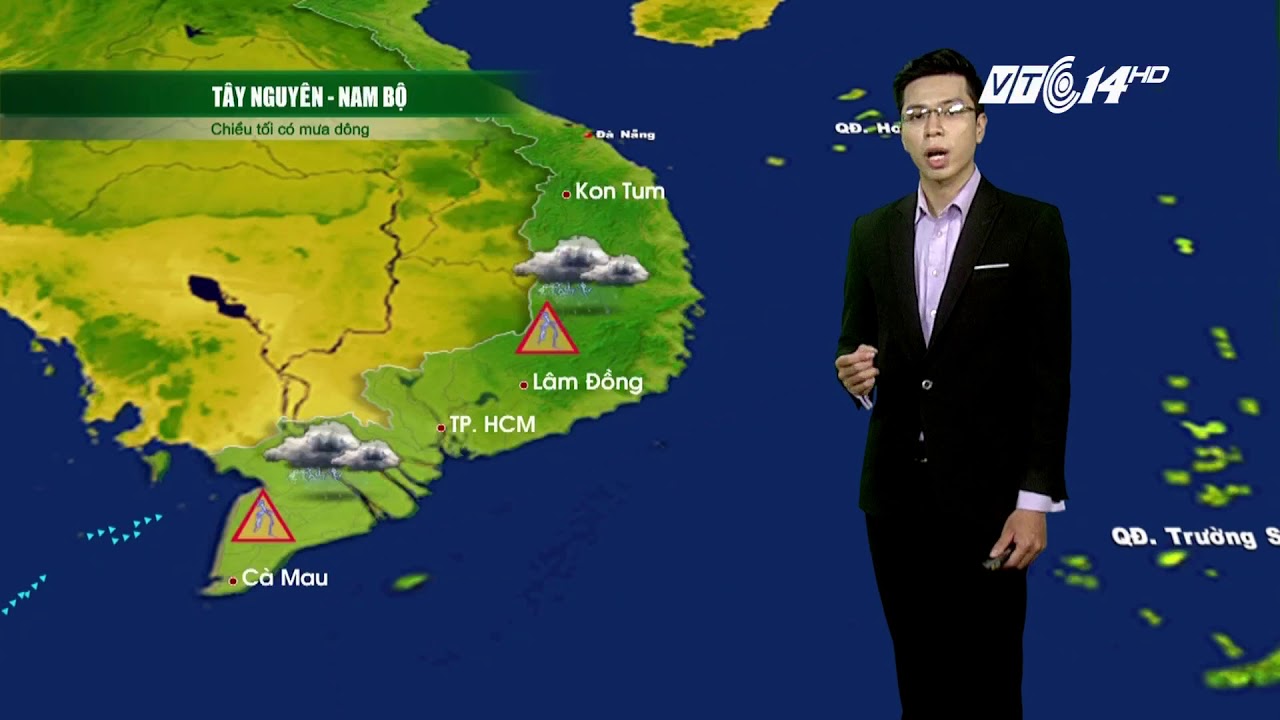 VTC14 | Thời tiết 12h ngày 14/08/2017 - YouTube
