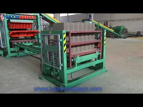 SABM 1020 Beton Parke ve Bims Briket Üretim Makinası - Concrete Block Making Machinery Plant