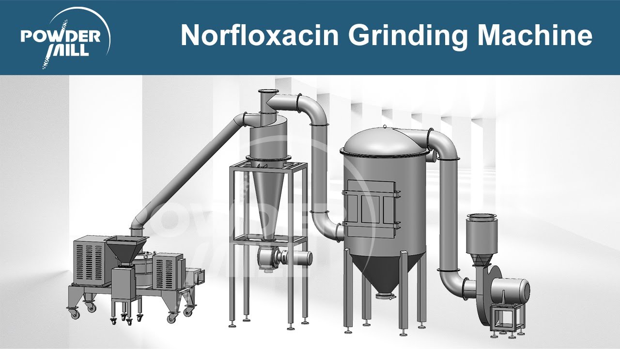 Norfloxacin Grinding Machine, Pharmaceutical Powder Pulverizer Crusher ...
