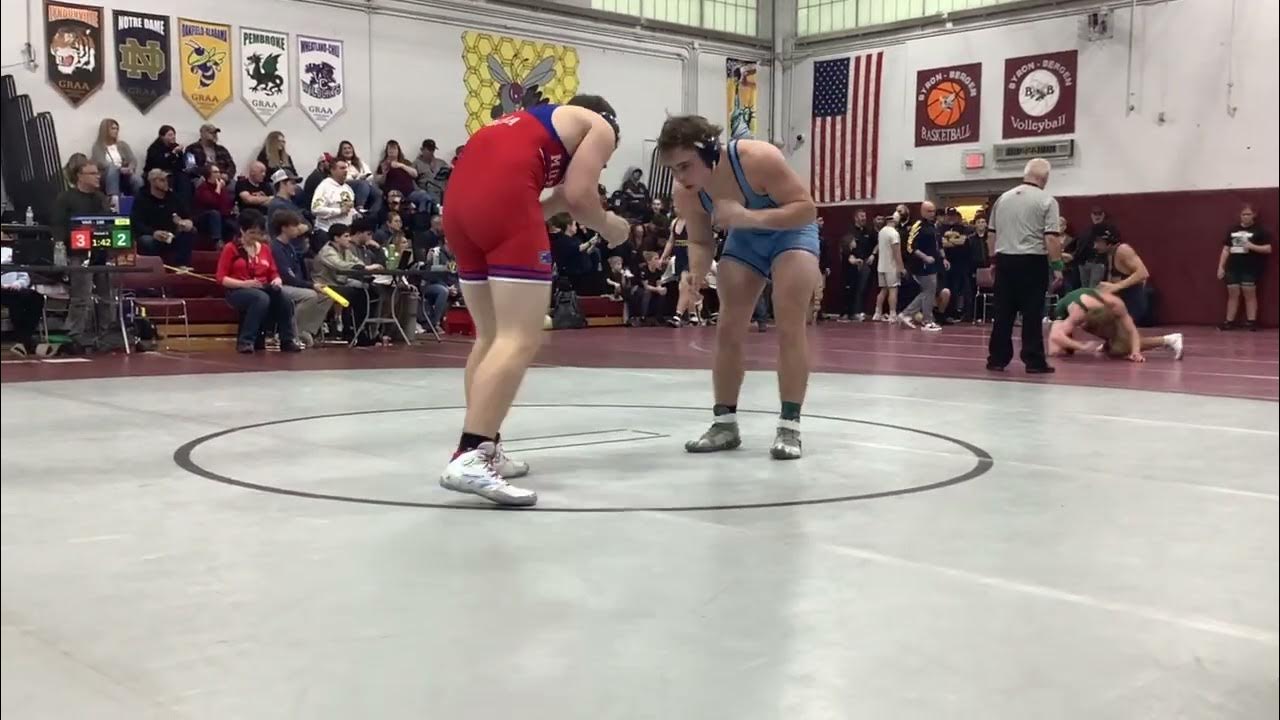 190 Dietz, Ronald v Crandall, C. (Medina HS) 12-02-23 L 4-8 (SV) - YouTube