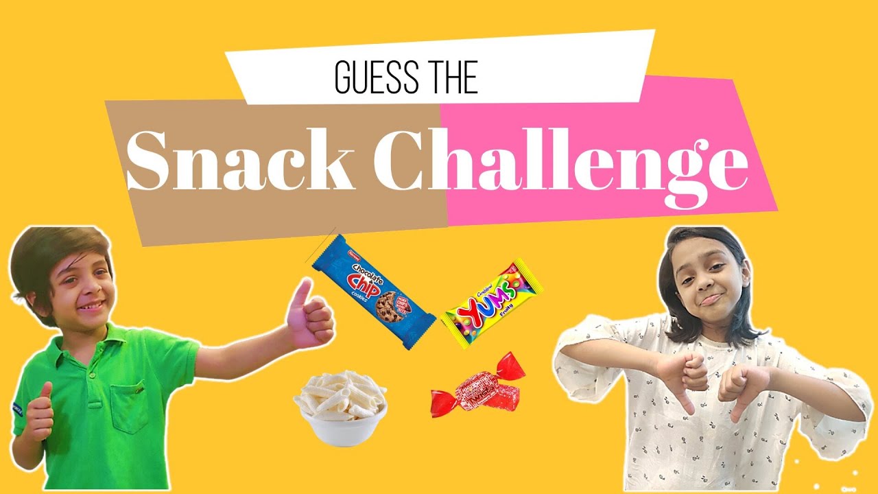 Kids Snack challenge | Food Challenge | Food Fun | snack challenege ...