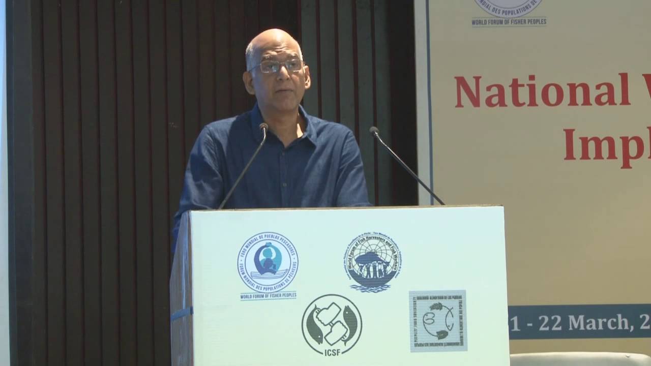 Sebastian Mathew introducing the SSF Guidelines workshop in India ...