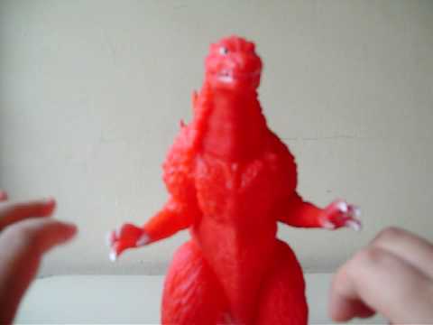 Red Godzilla 2003 Toy Review - YouTube