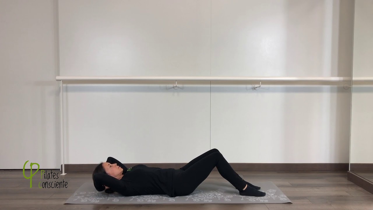Ejercicio Preparación Chest lift 01 Pilates Consciente - YouTube