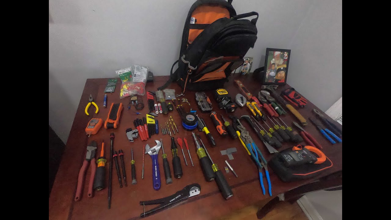 Best Service Bag Loadout / Electrtical and HVAC TECHNICIAN / What I ...