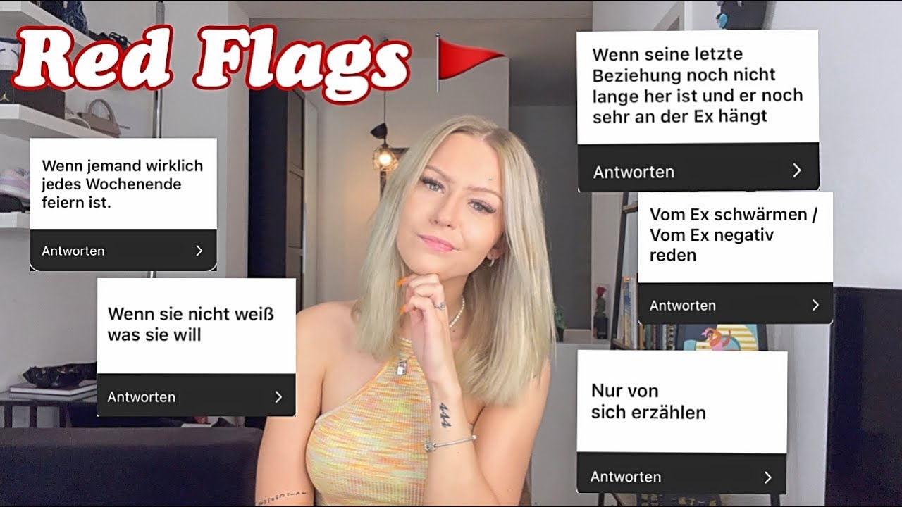 RED FLAGS bei Männern/Frauen kommentieren | Amelie-Allyson - YouTube