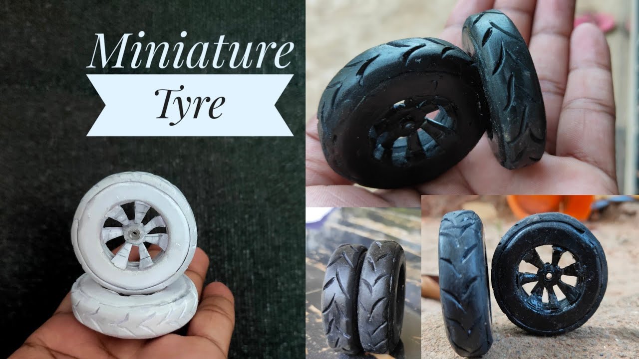 Miniature Tyre | How to make miniature tyre|ntorq| Part-1 - YouTube