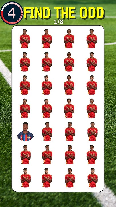 Can you find the odd Football Player? #shorts - YouTube