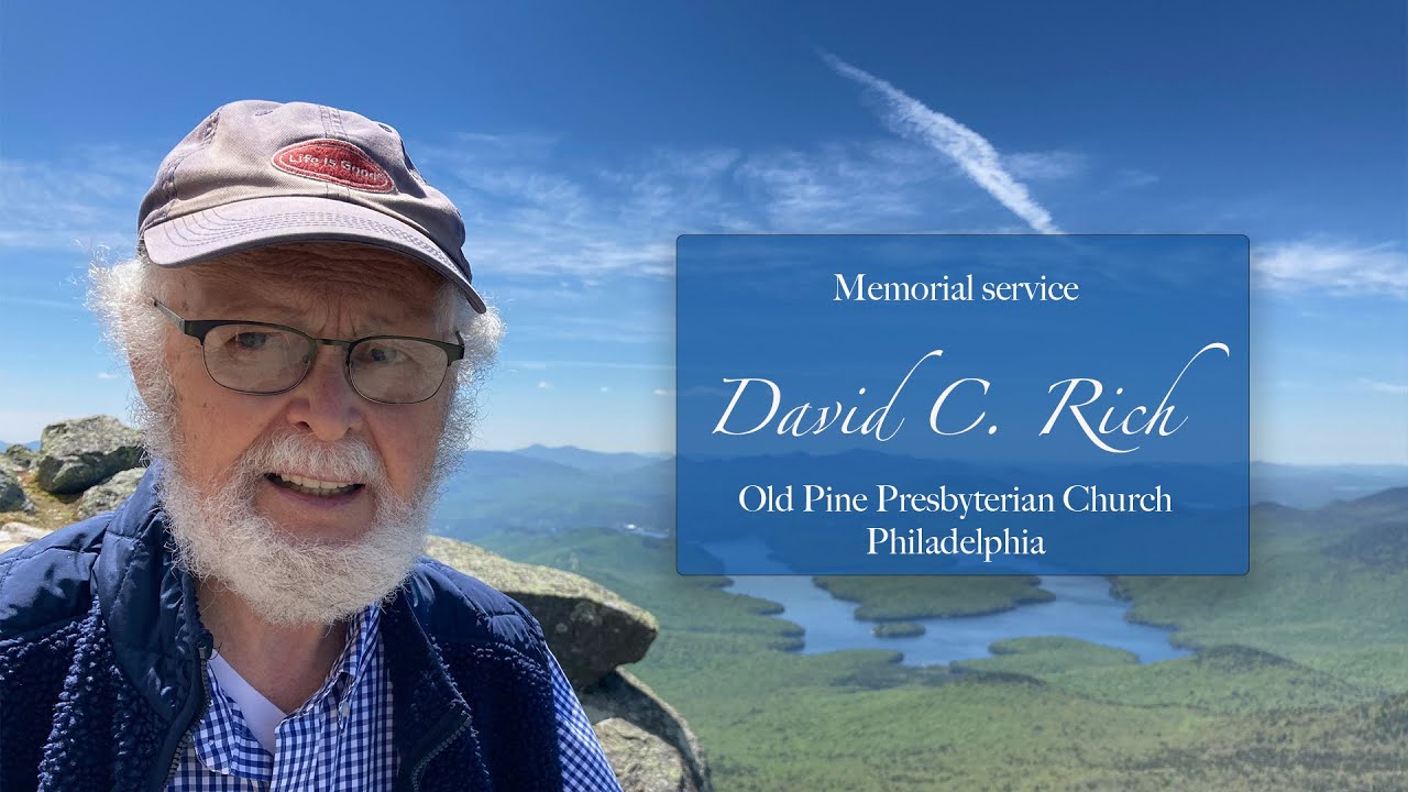David C. Rich Memorial Service - YouTube
