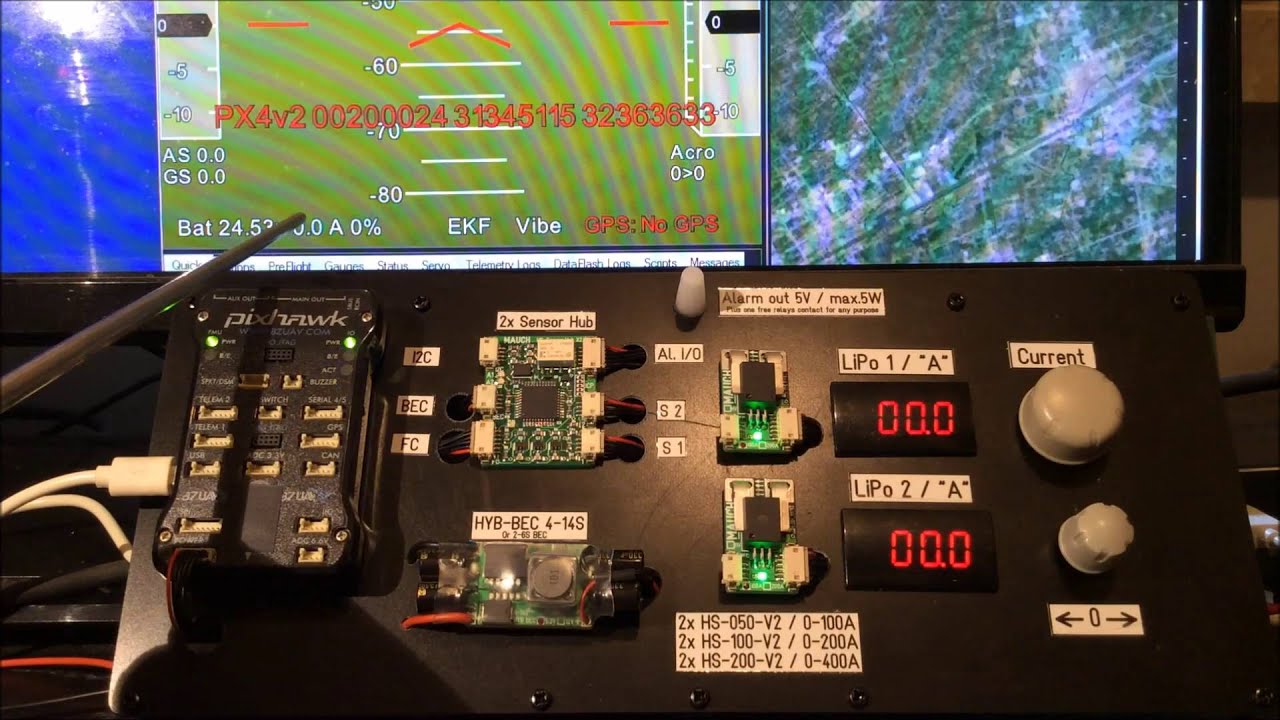Mauch Electronic / Sensor Hub X2 for Pixhawk / APM - YouTube