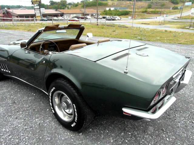 1969 Green Corvette Convertible 427