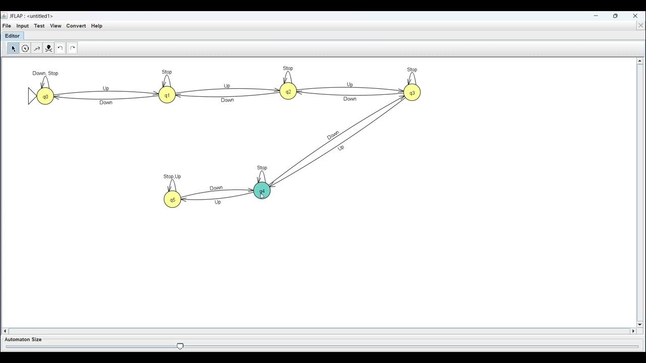 Smart Elevator Control System Using Finite Automaton ON JFLAP - YouTube