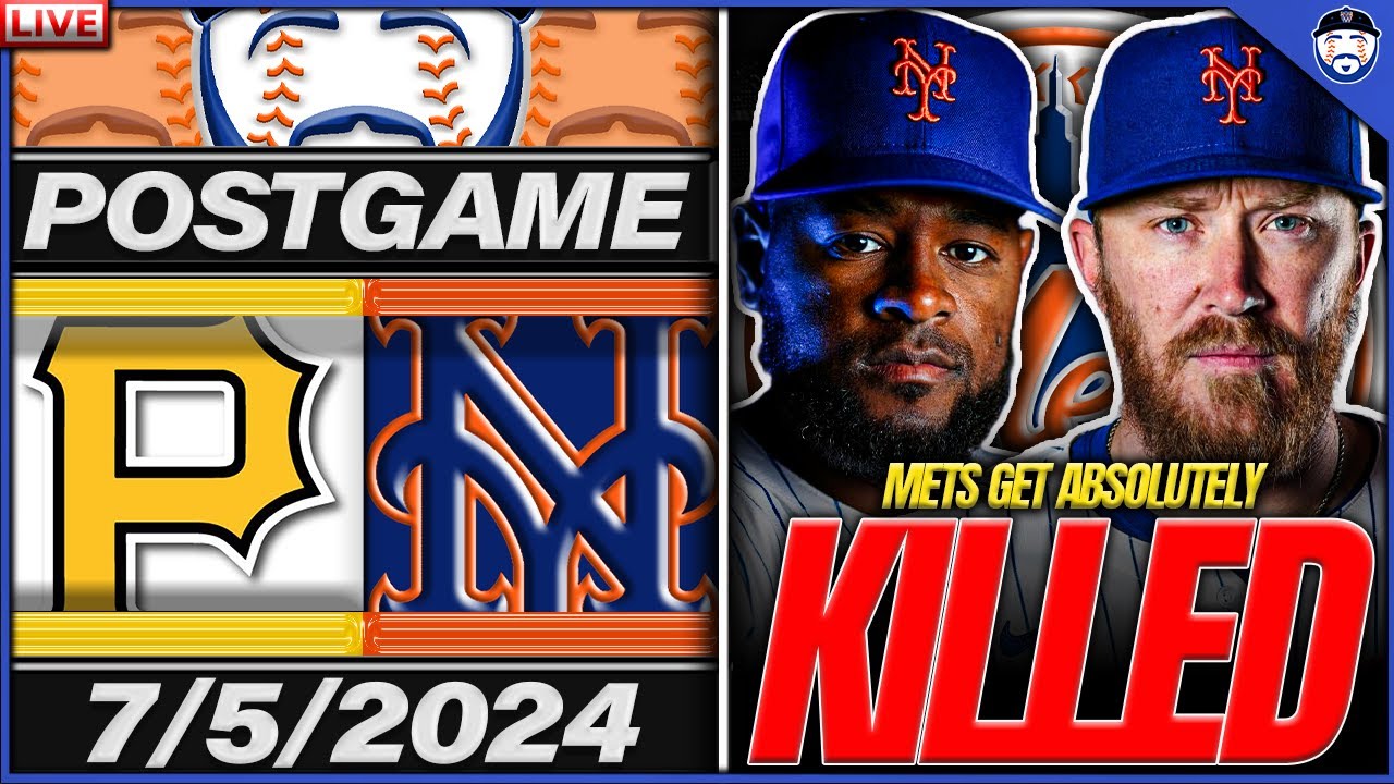 Mets vs Pirates Postgame RANT | MAJOR Pitching Woes | Highlights | 7/5 ...