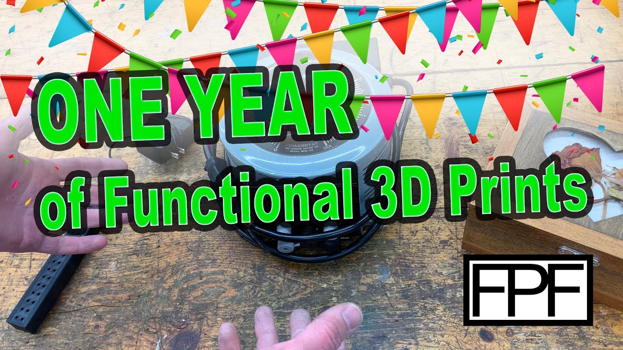 One Year of Functional 3D Prints - YouTube