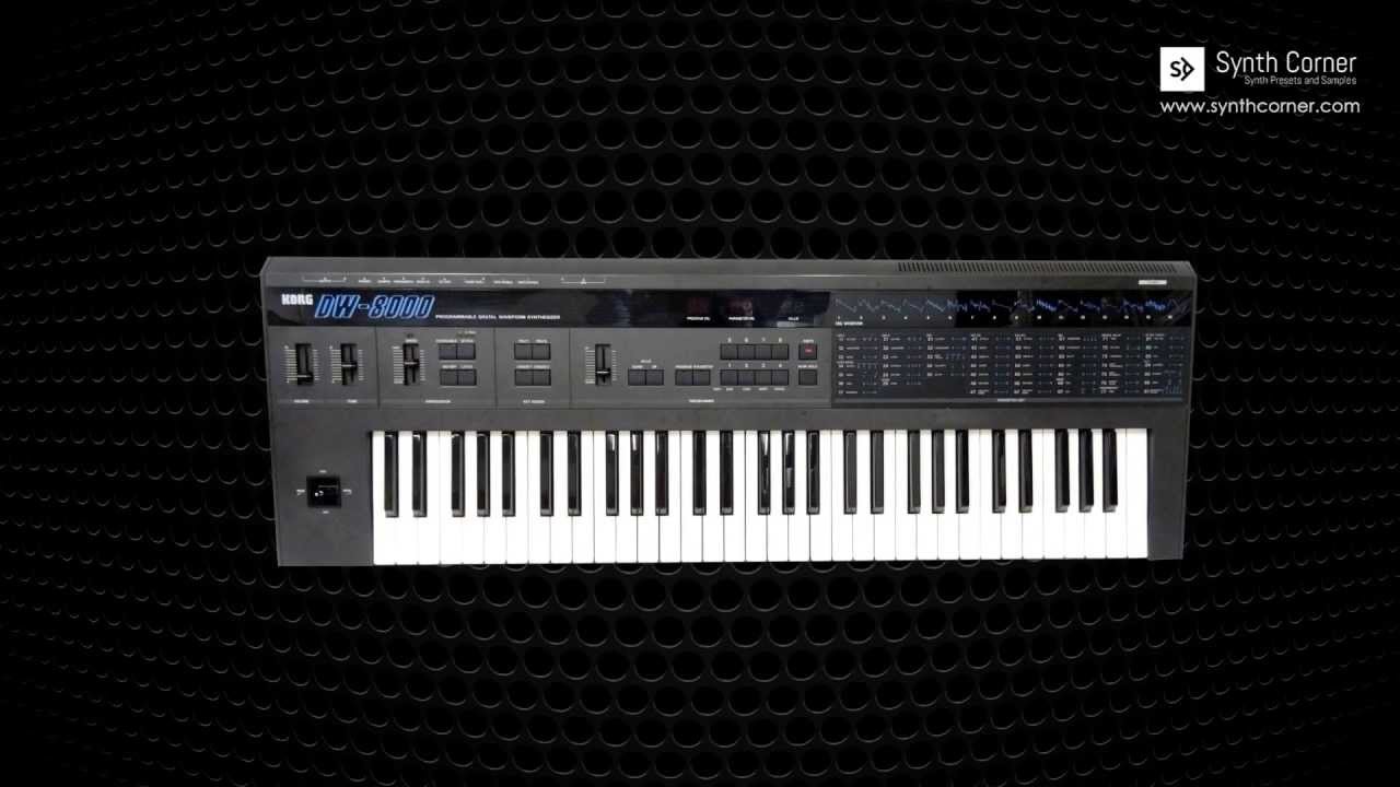 KORG DW-8000 (EX-8000) - 64 User Presets Demo - YouTube