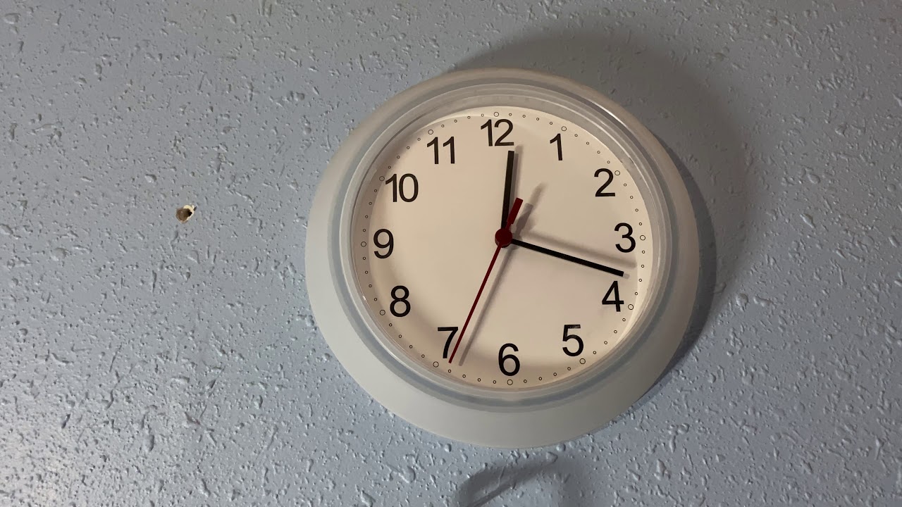 Standard wall clock - YouTube