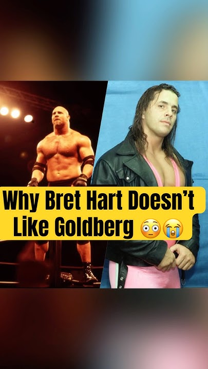 Bret Hart lowkey still doesn’t like Goldberg 😭#goldberg #brethart #wwe #wweraw #shorts # ...