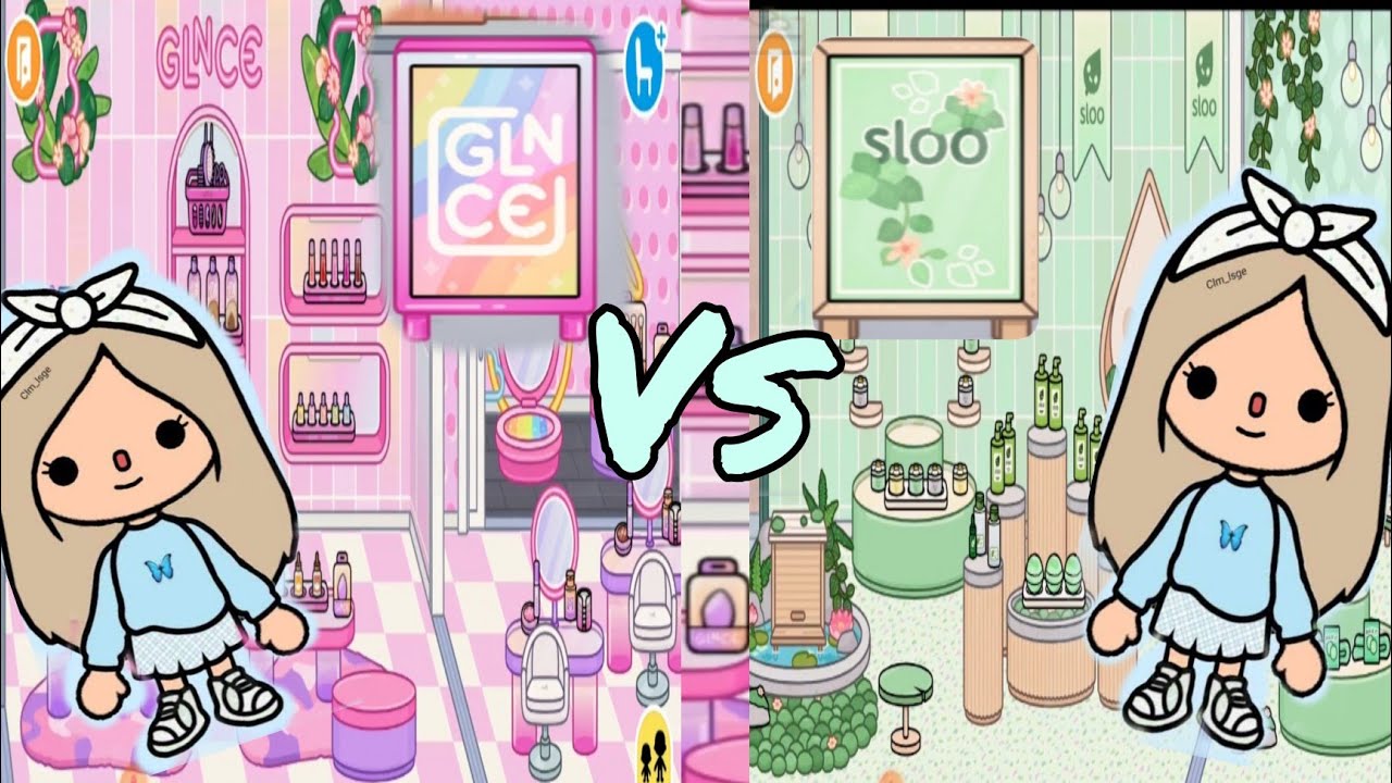 Glossy Furniture Pack Sloo Vs Glnce Toca Boca Life World Youtube