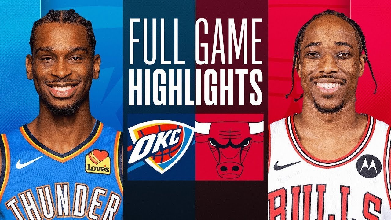 Chicago Bulls vs OKC Thunder Full Game Highlights | Oct 25 | NBA ...