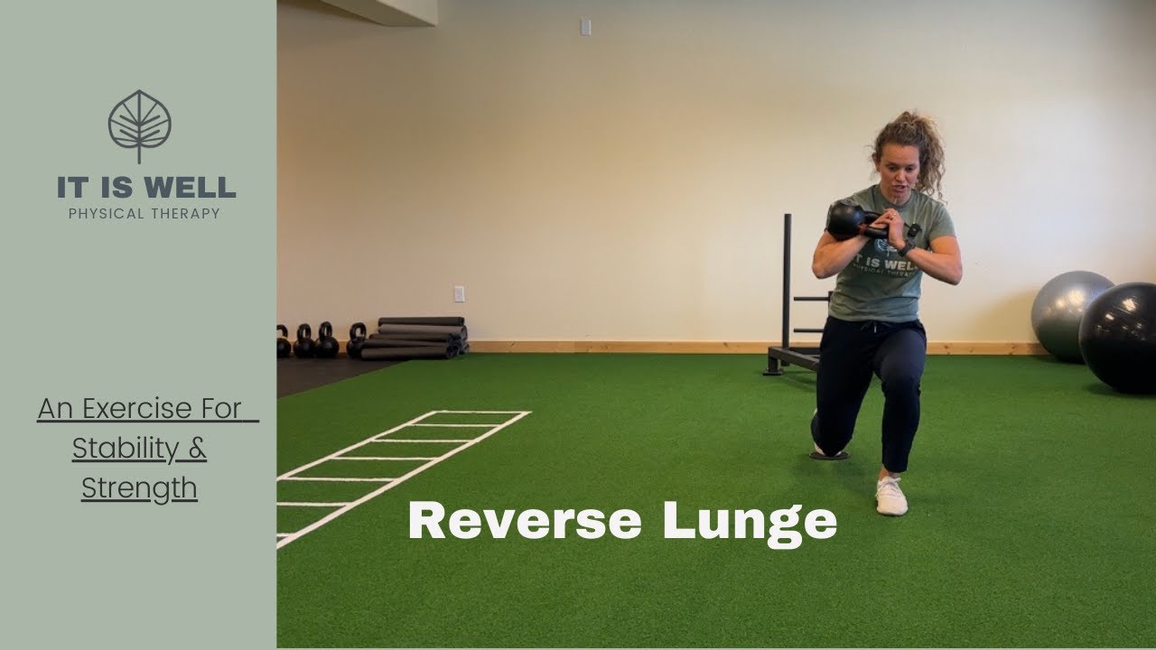 Eccentric Sliding Reverse Lunges - YouTube