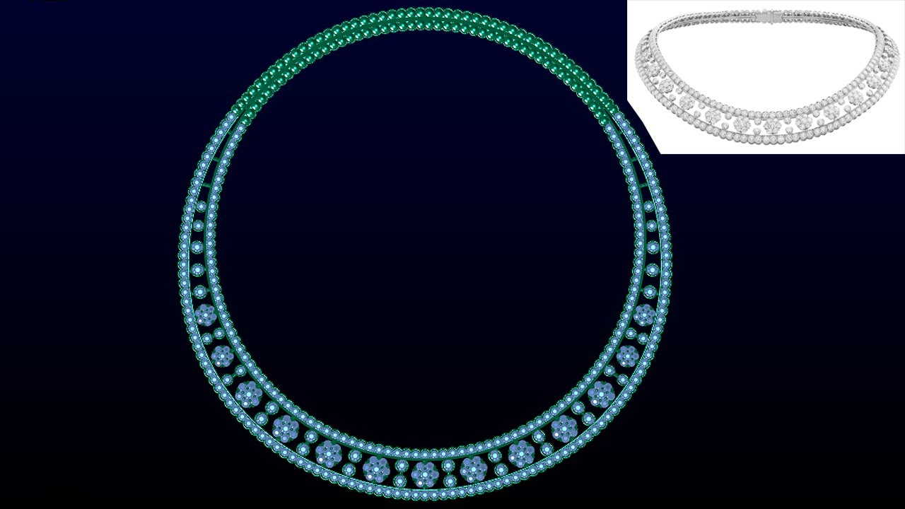 [Full Video] How to Design Necklace with Matrix 8 Jewelry 282 # ...