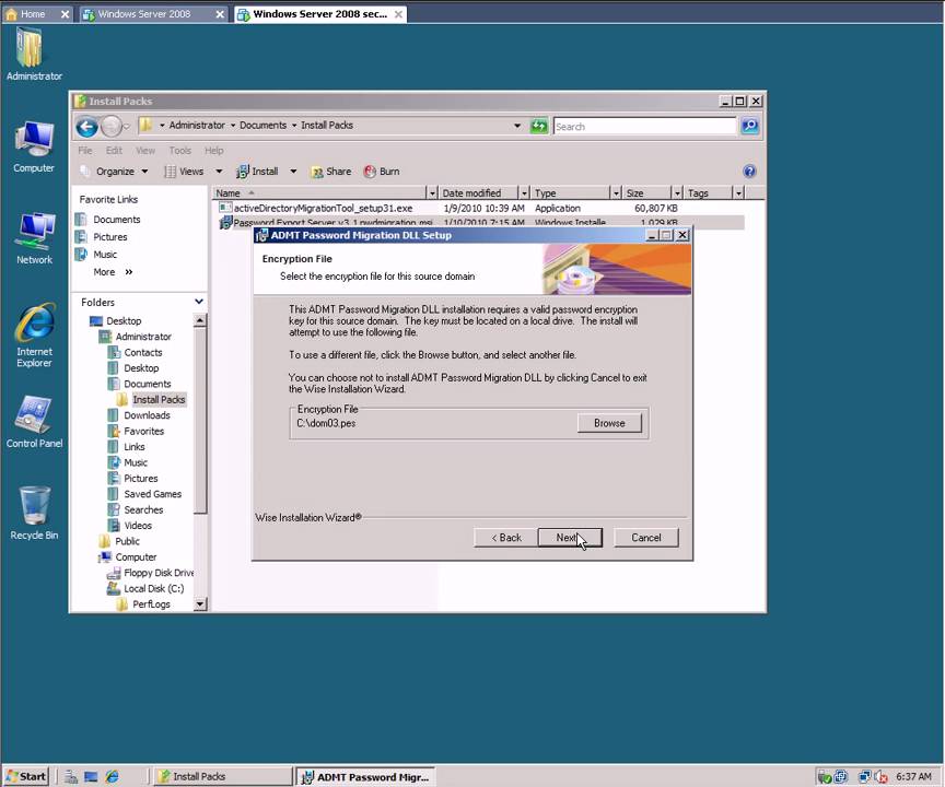 setup Export Password server for src.avi - YouTube