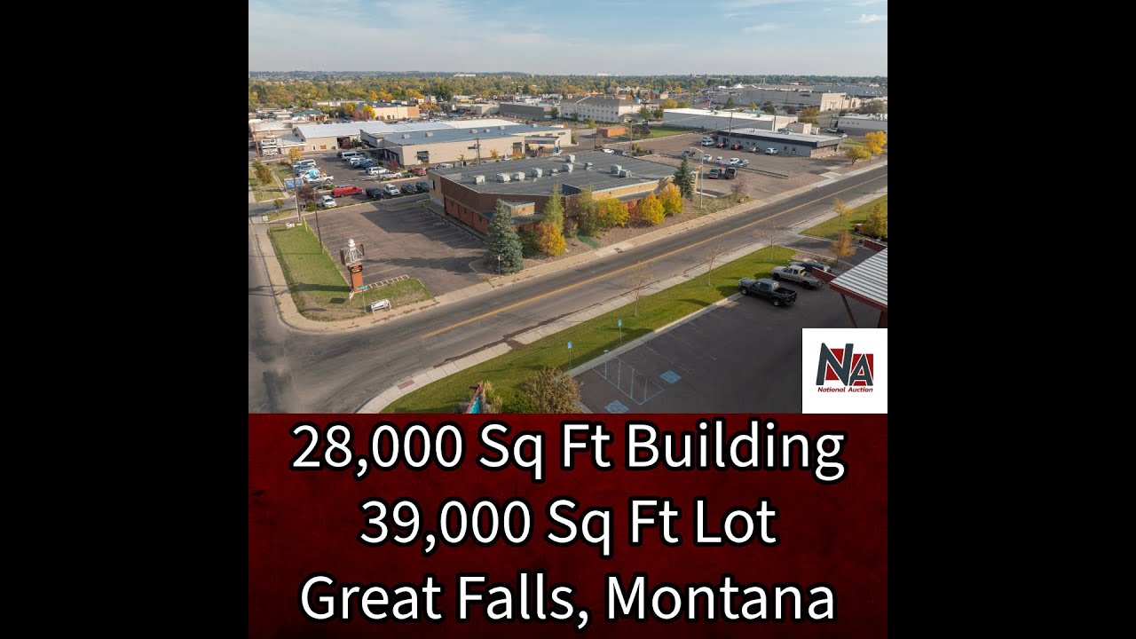 Montana Commercial Auction: 28,000 Sq Ft Building - YouTube