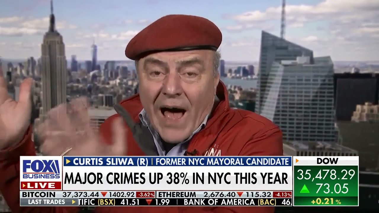 Curtis Sliwa on FOX Business News with David Asman - YouTube