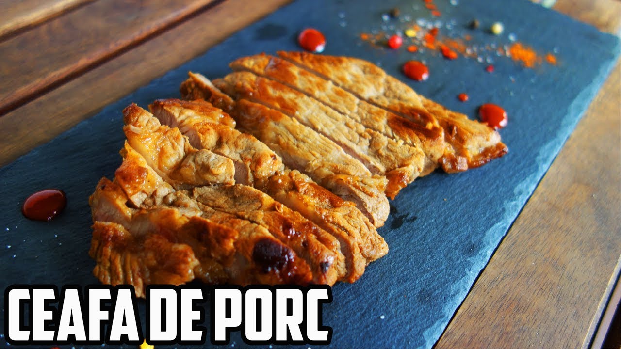 Ceafa de porc marinata in sos de soia - YouTube