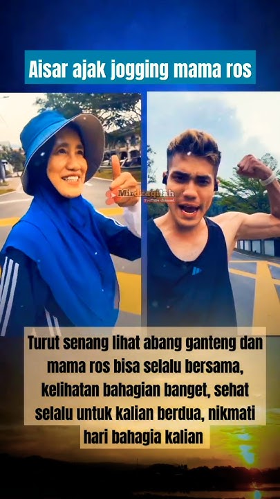 aisar ajak jogging mama ros #aisarkhaled #aisar - YouTube