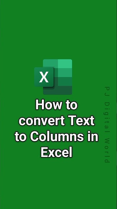 How to convert Text to Columns in Excel | Excel Tips Tricks Formulas #shorts #trending #excel ...