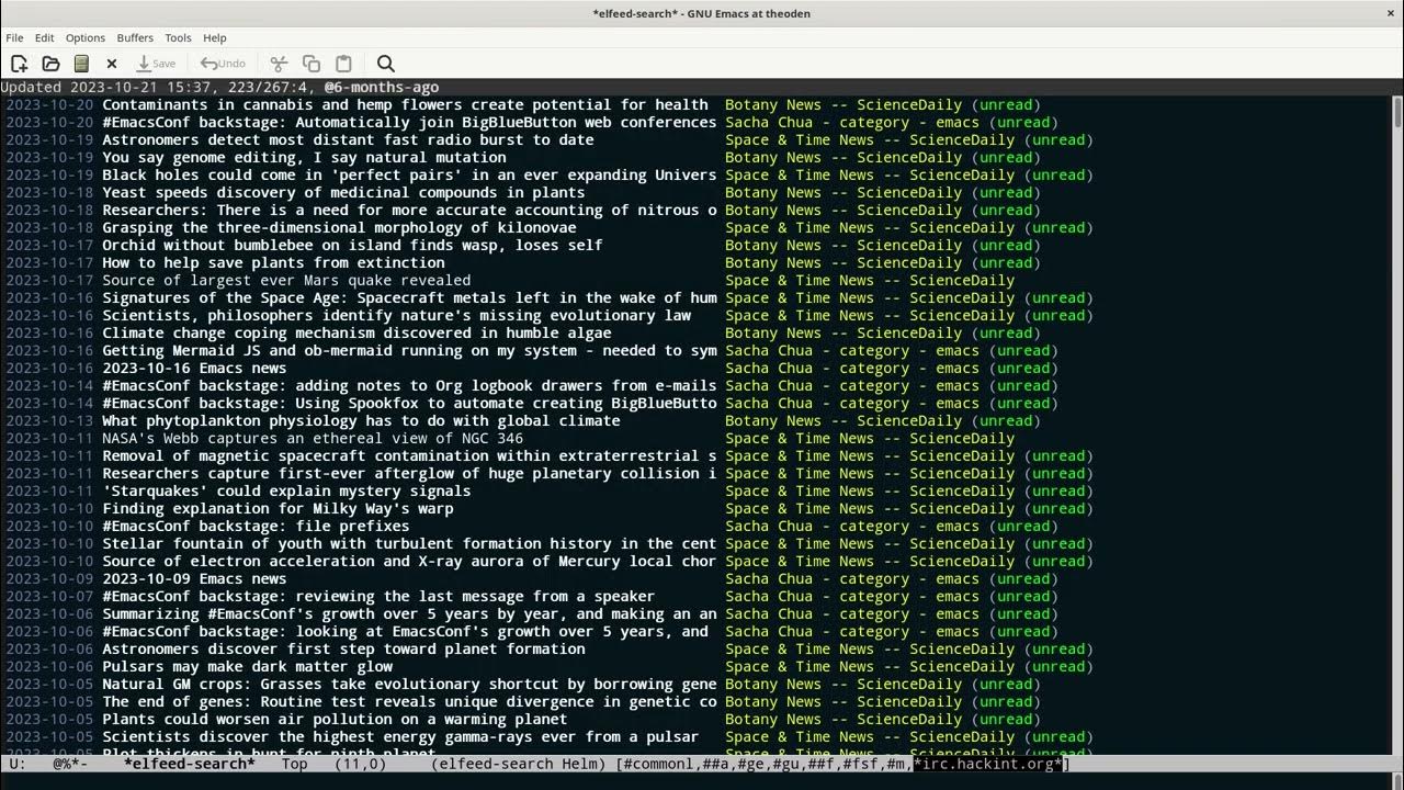 EmacsConf 2023: Org-Mode workflow: informal reference tracking - Christopher Howard - YouTube
