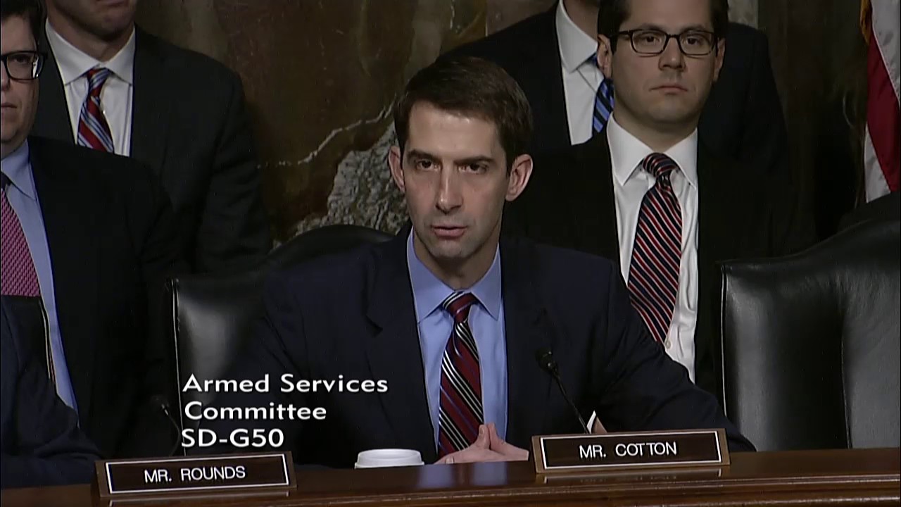 June 13, 2017: Sen. Cotton Calls for Repeal of Budget Control Act - YouTube