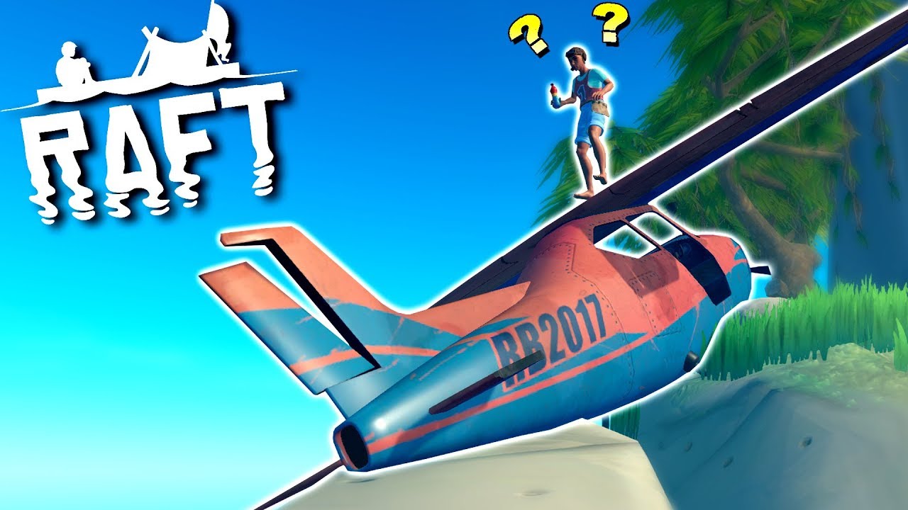 Finding A Wrecked Plane on a New Island! - Raft Multiplayer Gameplay ...