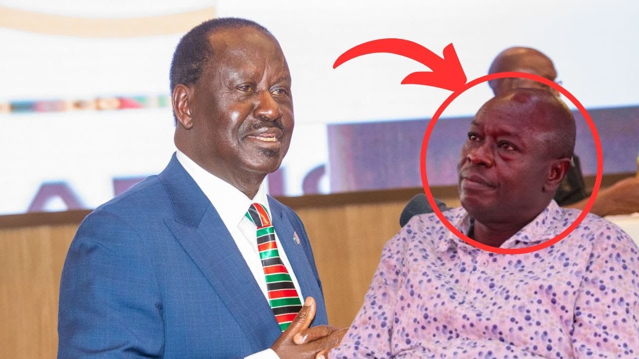 STOP CRYING! RAILA ODINGA BADLY LECTURES RIGATHI GACHAGUA AS HE ATTACK ...
