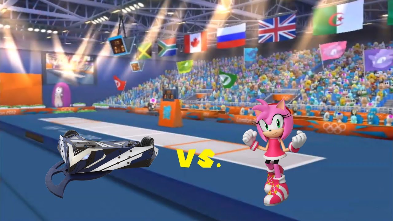 Mario & Sonic at the London 2012 Olympic Games: Valkyrie vs. Amy in ...