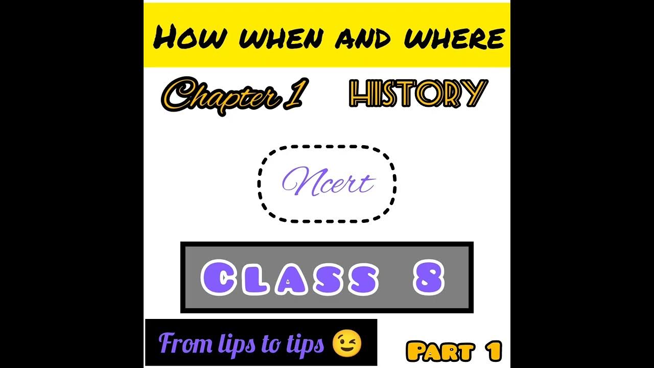 Class 8 Chapter 1 History YouTube class-8-chapter-1-history-youtube