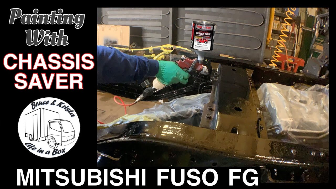 Painting the Fuso frame with Chassis Saver! - YouTube