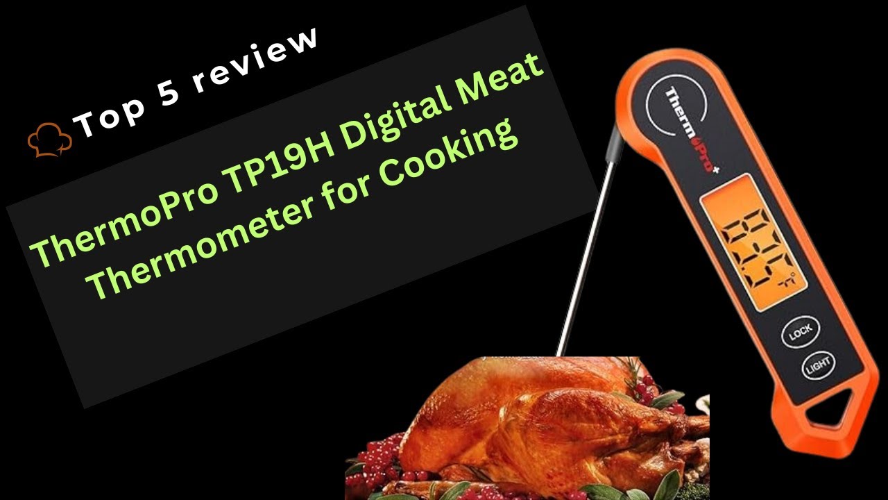 ThermoPro TP19H Digital Meat Thermometer for Cooking - Review - YouTube