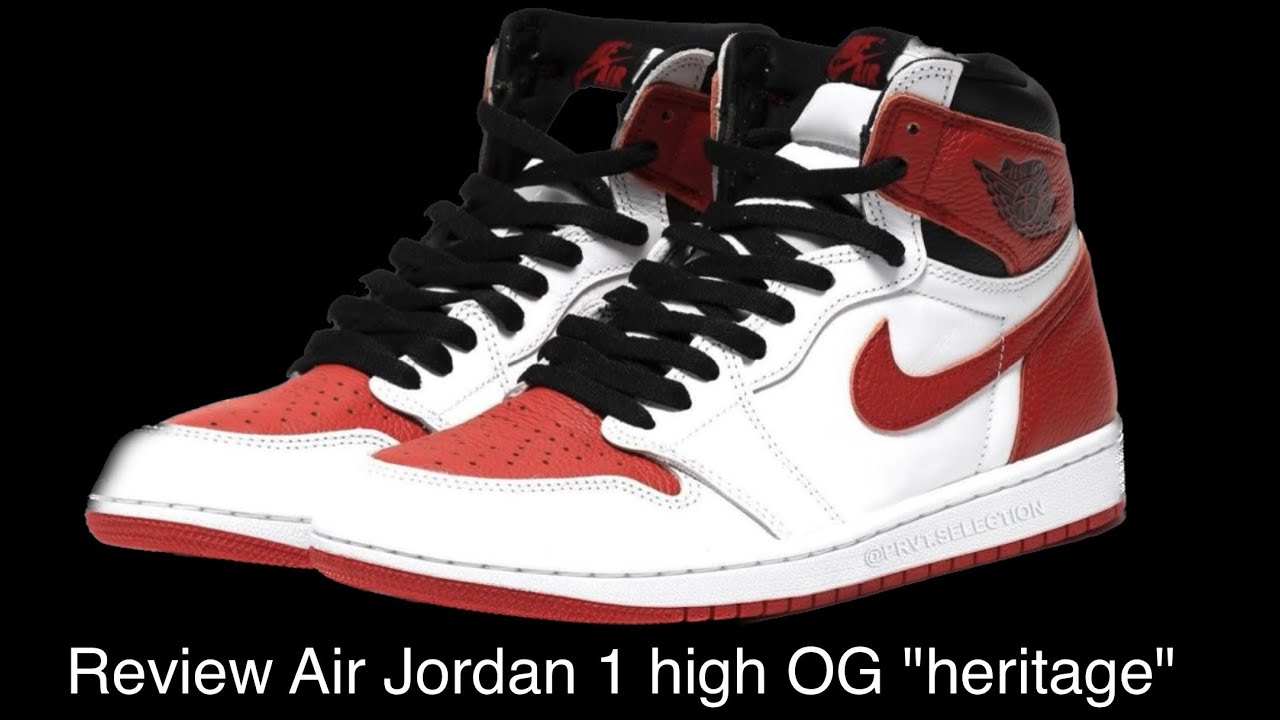 Обзор кроссовок Air Jordan 1 retro high OG heritage. Высокие единички ...
