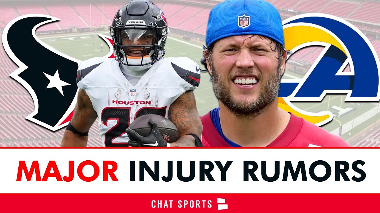 Major Injury Rumors On Joe Mixon & Matthew Stafford Could Affect Texans ...