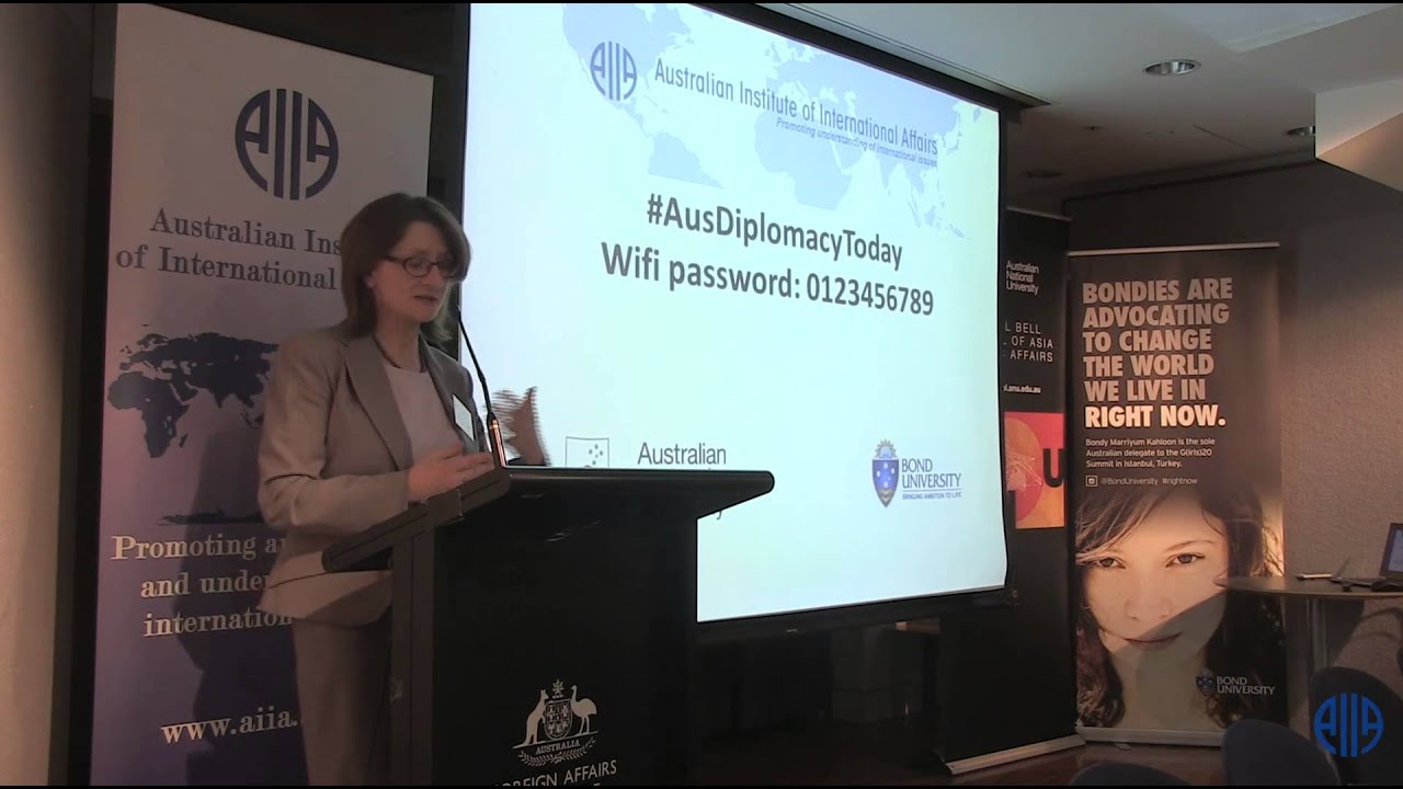 Australian Diplomacy Today Symposium, Jacinta O'Hagan Spoke on ...