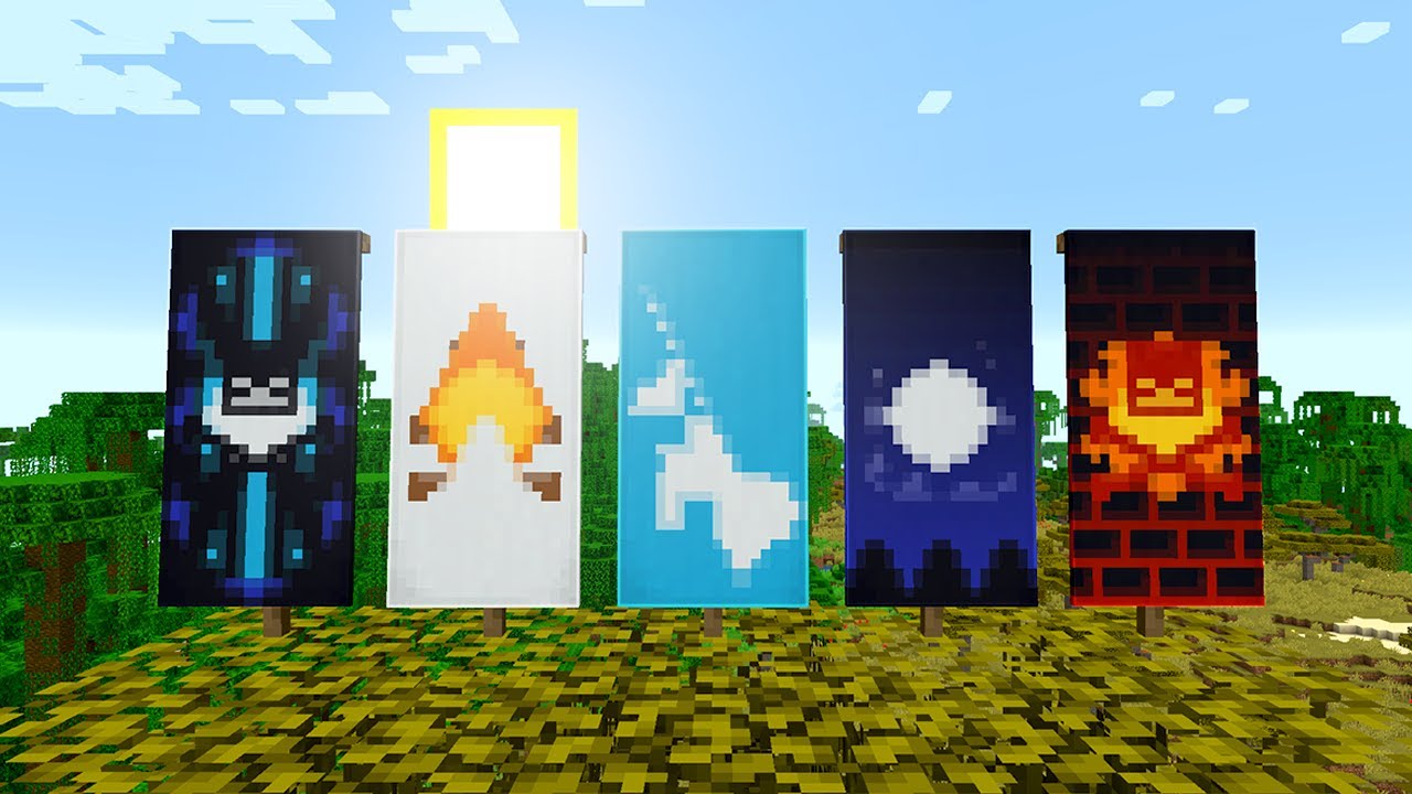 5 красивых флагов в Minecraft Youtube