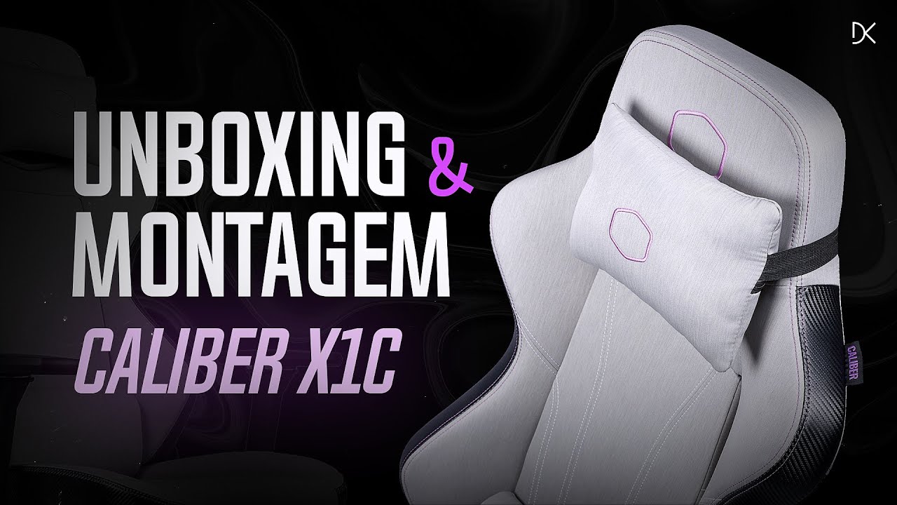 Cadeira Gamer Cooler Master Caliber X1C | Unboxing e Montagem - YouTube