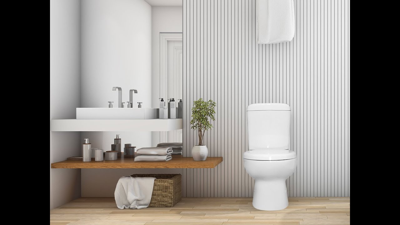 Shortland White Dual Top Flush Toilet Suite With Soft Close Seat ...
