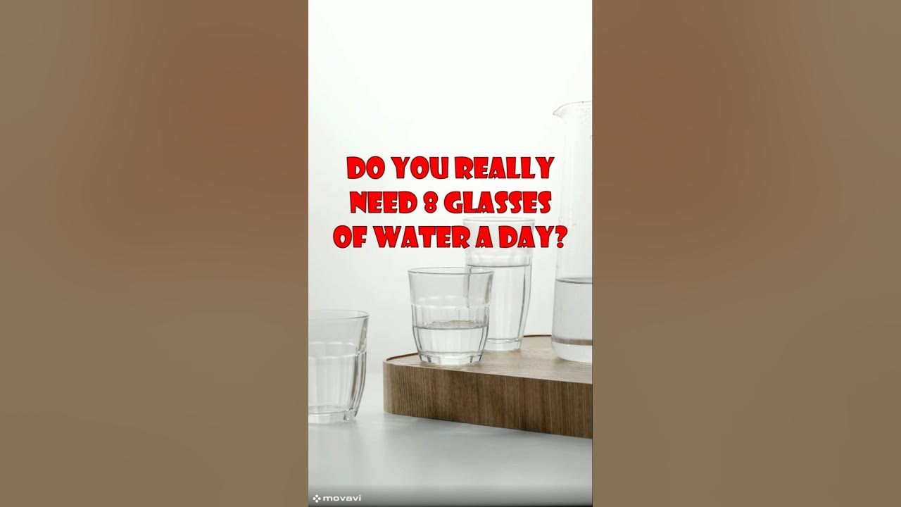 Myth-Buster: Do You Really Need 8 Glasses of Water a Day? #facts #myths ...