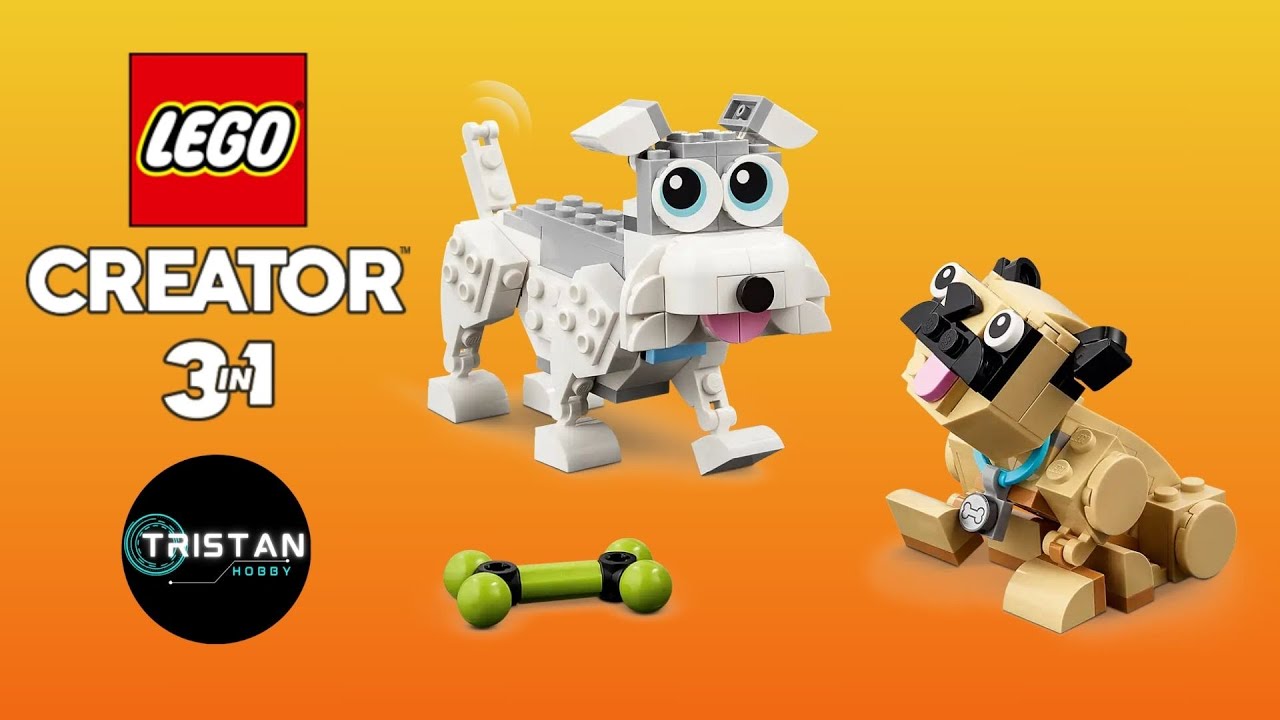 LEGO Creator 3in1 31137 Schnauzer and Pug | Adorable Dogs | 2nd Model ...