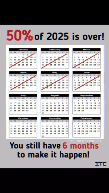 Make it happen! 50% of 2025 is over. #2025 #motivation #discipline ...